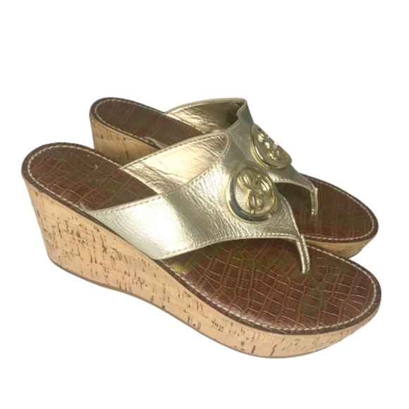 Sam Edelman | Shoes | Sam Edelman Ruth Wedge Cork Thong Sandal Size 75 ...